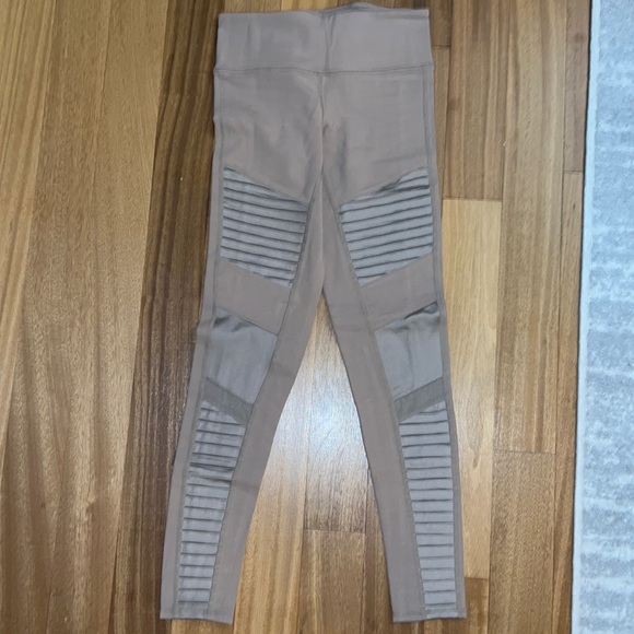 ALO Yoga | Pants & Jumpsuits | Alo Moto Legging Sz S Tan | Poshmark